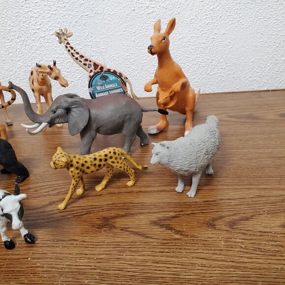 Various | Toys | Action Figure Lot Of 3 Zoo Safari Animals And Other ...